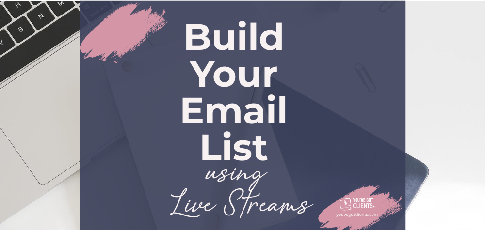 How to Build an Email List with Live Streams [Case Study]